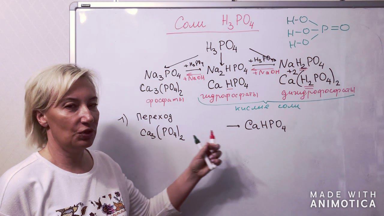 9 класс.  Урок 8.  Соли фосфорной кислоты.