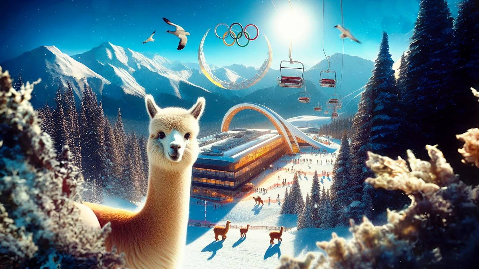 Красная Поляна и Олимпийский парк. И при чем здесь альпаки?