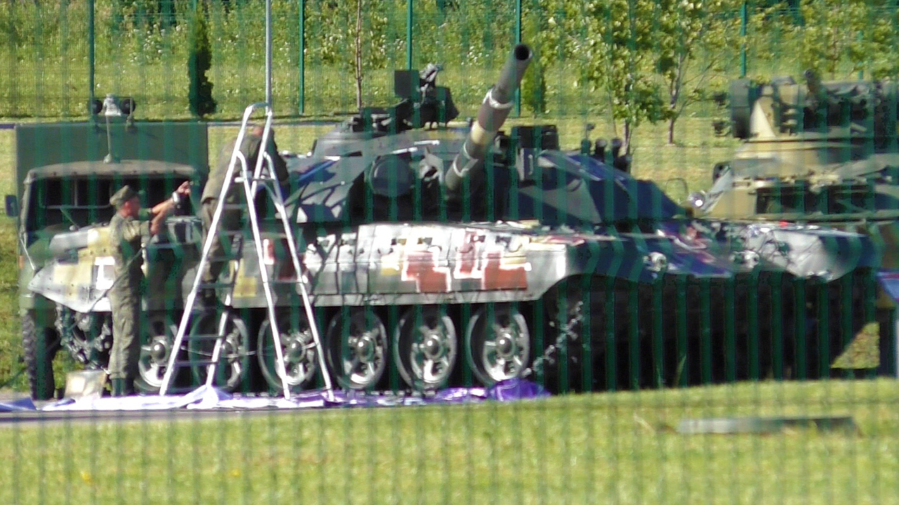 Будущая выставка трофейной украинской техники в Парке Патриот | Музейный комплекс площадка №1