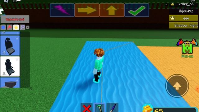 строим корабль в Roblox