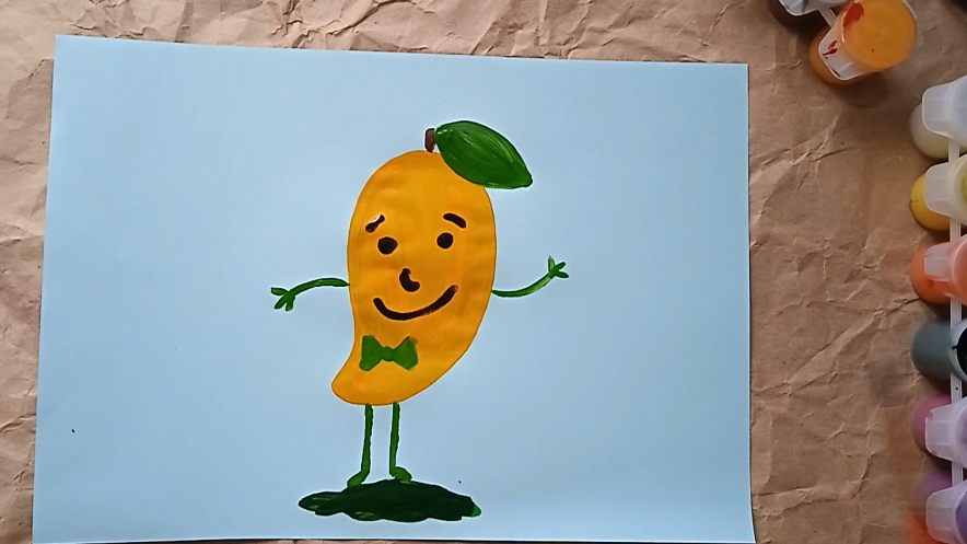 Как просто нарисовать манго