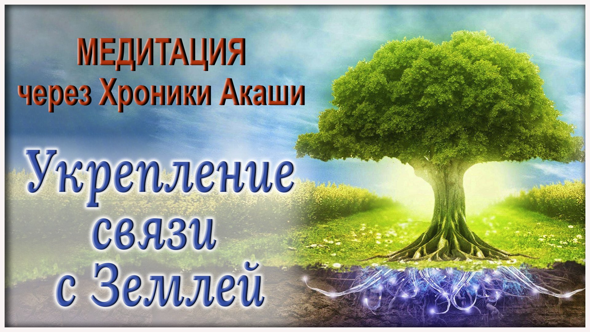 МОЩНАЯ Медитация УКРЕПЛЕНИЕ СВЯЗИ С ЗЕМЛЕЙ через Хроники Акаши. Анна Зайкова