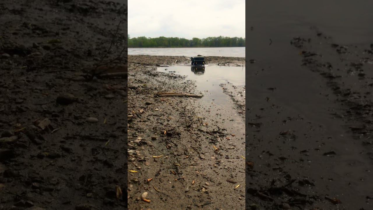 ГАЗ-66 на берегу реки #rc #rccar #rclife #rcmodel #scale #crawler #wpl #wplrc #4x4rc #rctruck #gaz66