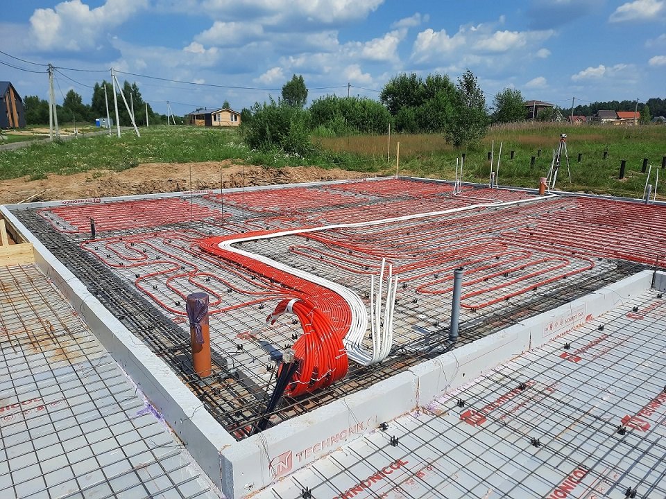 Монтаж фундамента УШП под дом 107 кв.м. КП Экоозеро, Волоколамский район Московской области.