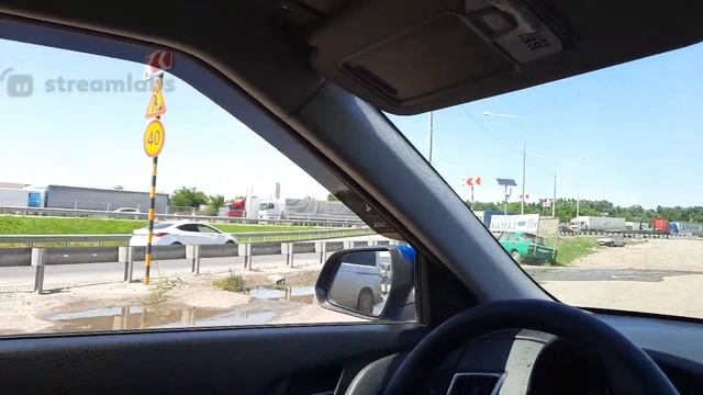 Каменск-Шахтинский ПРОБКА в сторону МОРЯ.