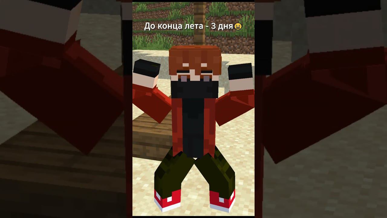 До конца лета 3 дня #мем #minecraft #майнкрафт #майнкрафт #рекомендации #memes #animation #анимация