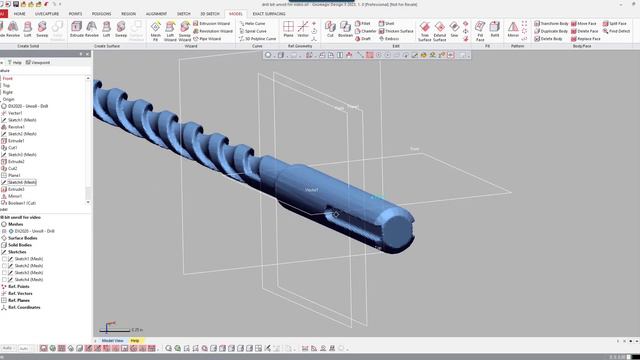 Geomagic Design X Tutorial - Функция свертывания ⁄ Функция разворачивания