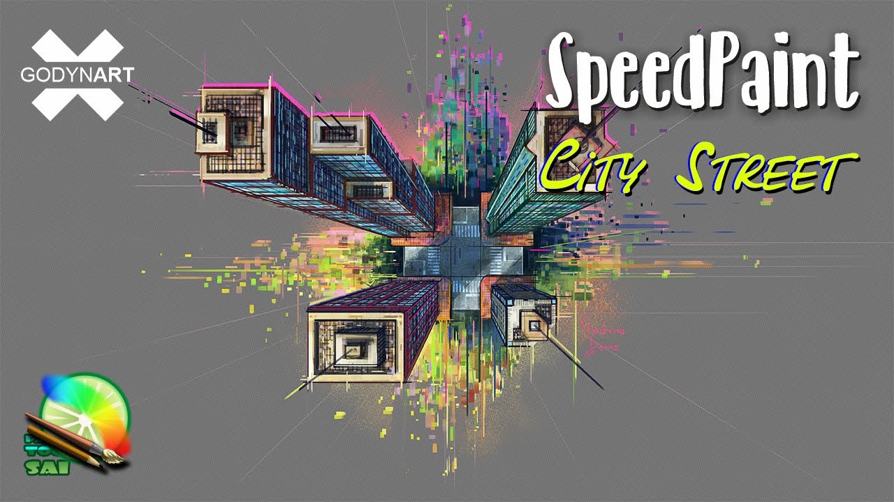 Как нарисовать город в перспективе