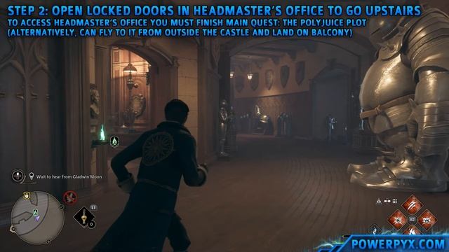 Hogwarts Legacy - Трофей Room with a View  (Секретная комната верхнего кабинета директора)