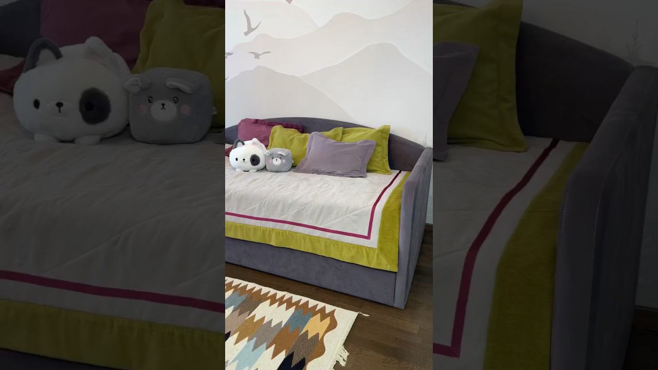 Тюль и покрывало в детскую