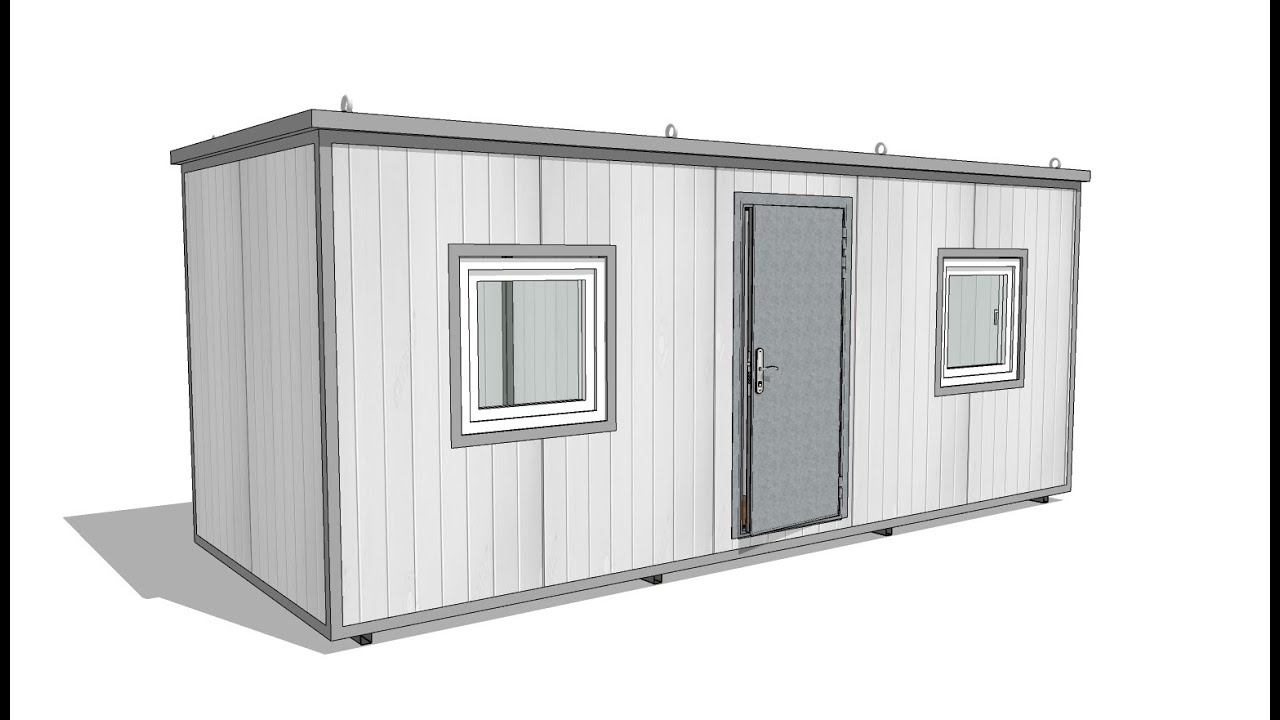 Бытовка 2,4х6х2,5 м (сэндвич-панель)