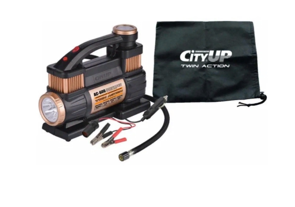 Автомобильный компрессор АС - 606 TWIN ACTION