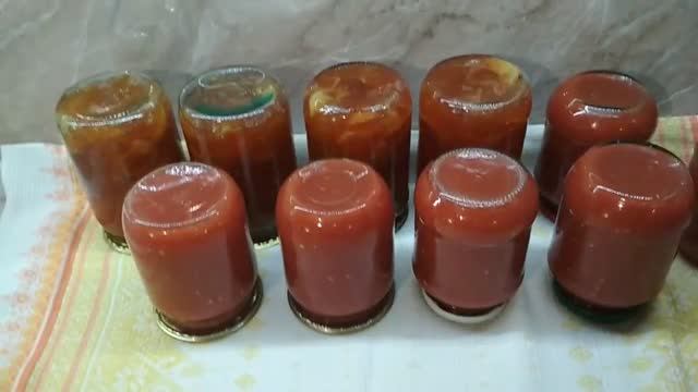 Томат в зиму быстро, без проблем...