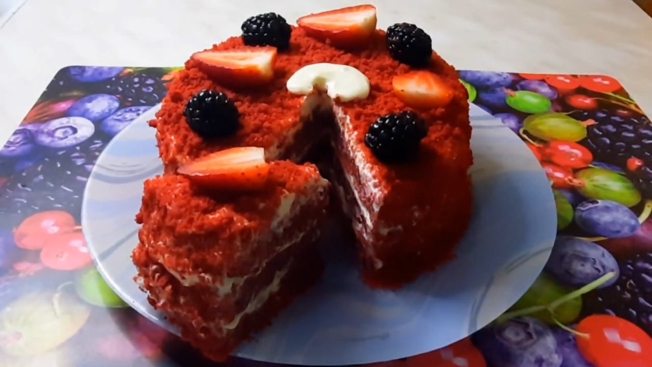 Торт "Красный бархат"