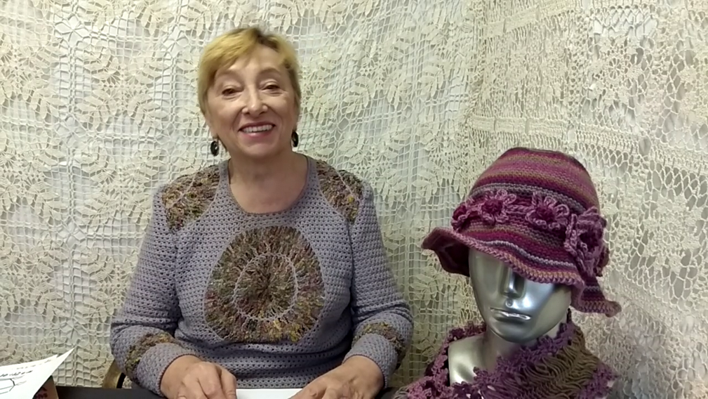 Шляпка "Кантри". Мастер-класс по вязанию крючком от О. С. Литвиной.