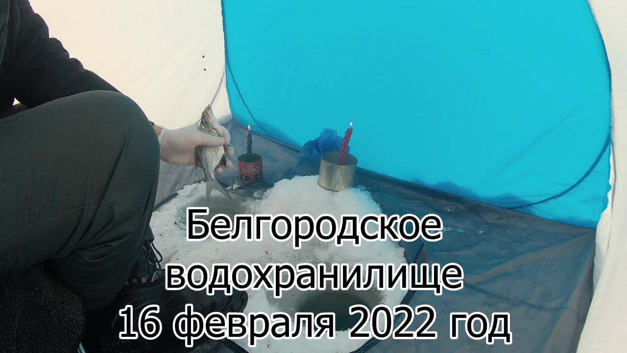 Рыбалка Белгородское водохранилище 16 февраля 2022 год