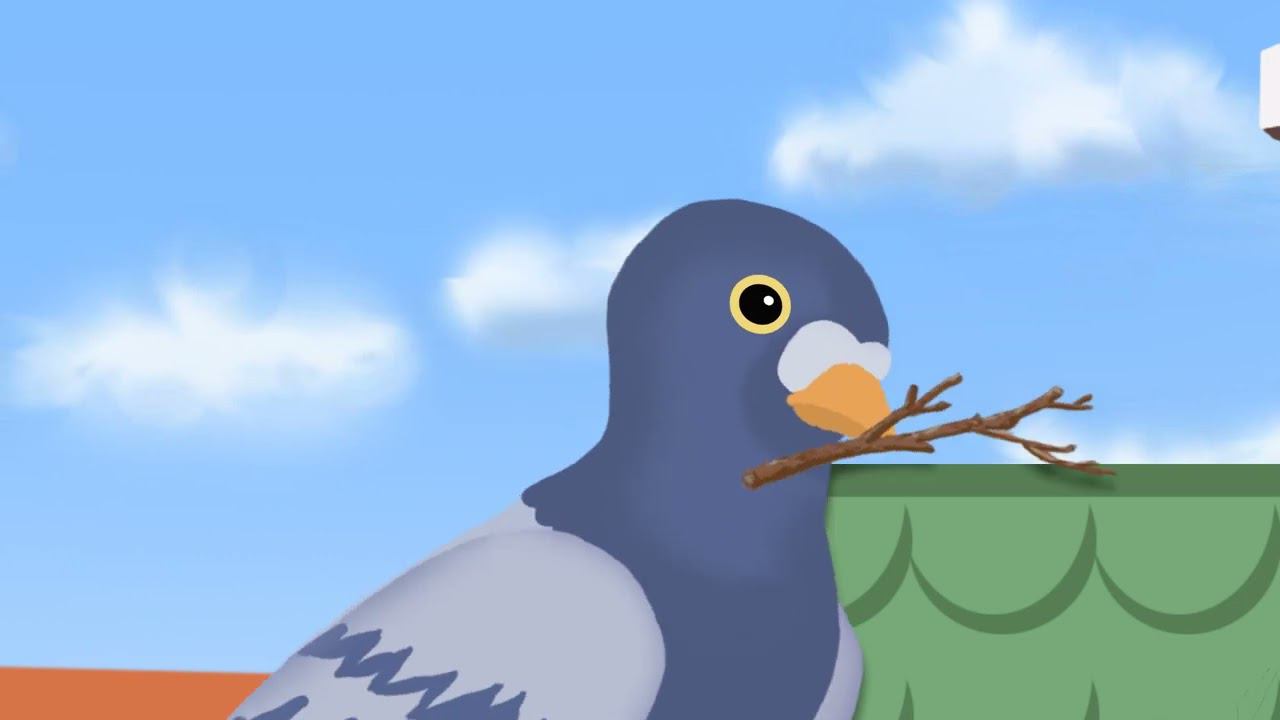 Азербайджанская сказка "Как голубь учился гнездо вить"