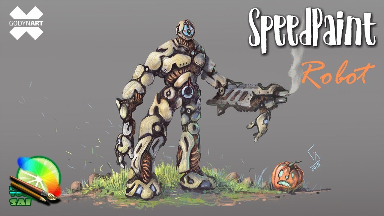 Как нарисовать киборга