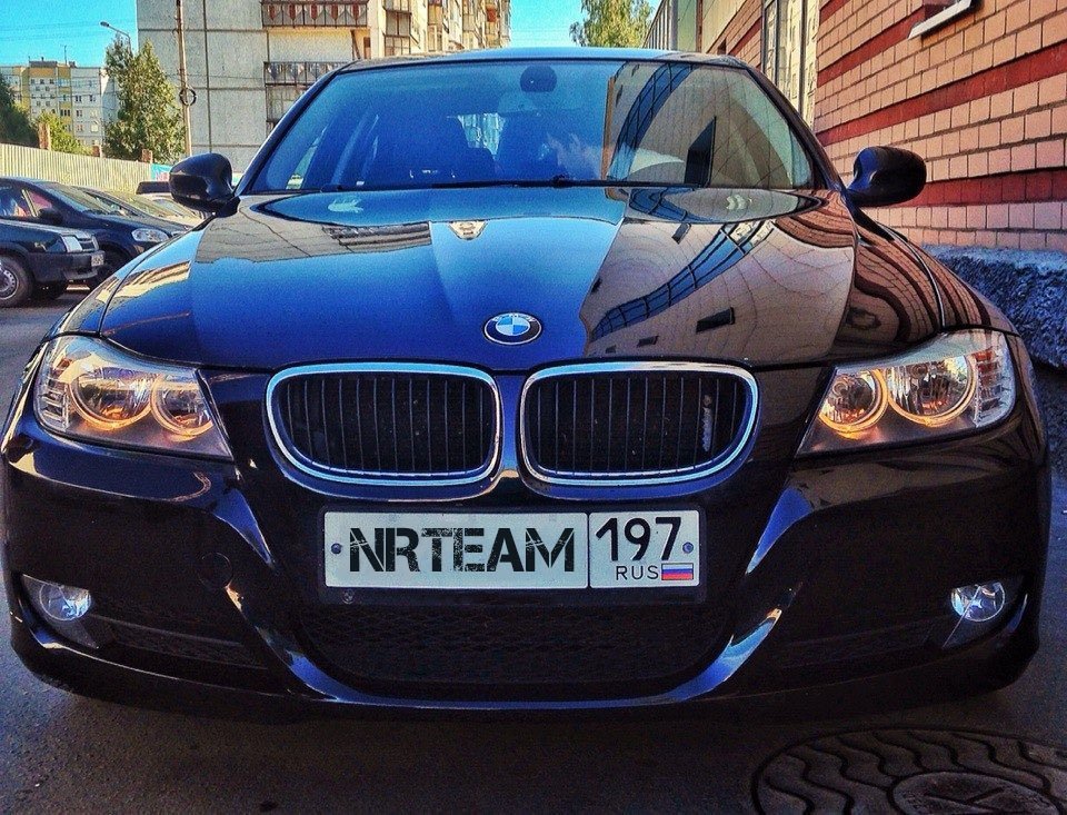 Замена лампы габаритов BMW e90 rest
