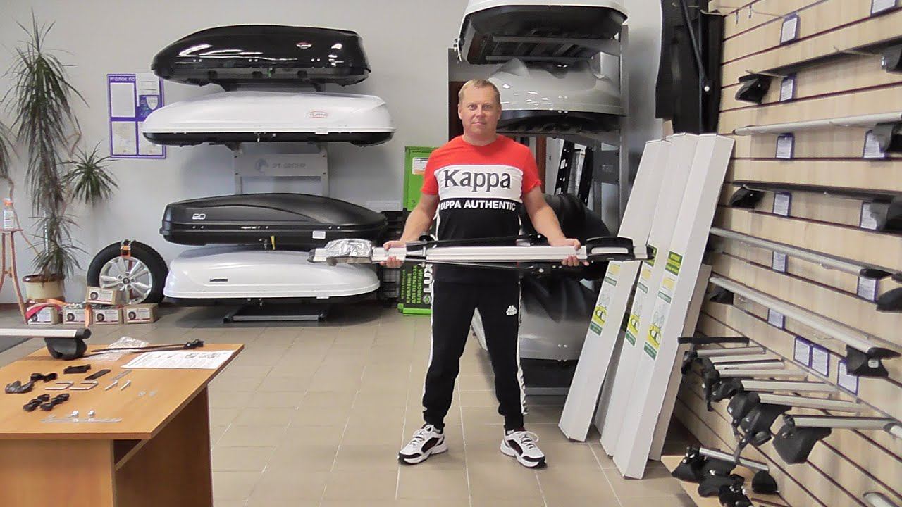 Велокрепление INTER для перевозки велосипеда на крыше автомобиля