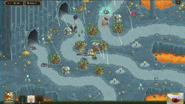 Kingdom Rush Origins (Невозможно) → Врата Дварамана -- Железное Испытание