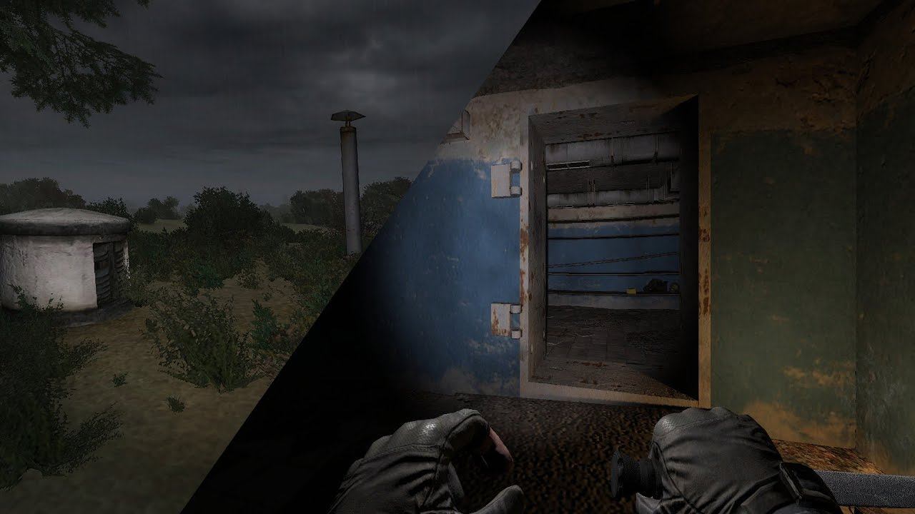 сталкер Prologue Sins of The Past Секретный бункер или тайник с хорошей амуницией