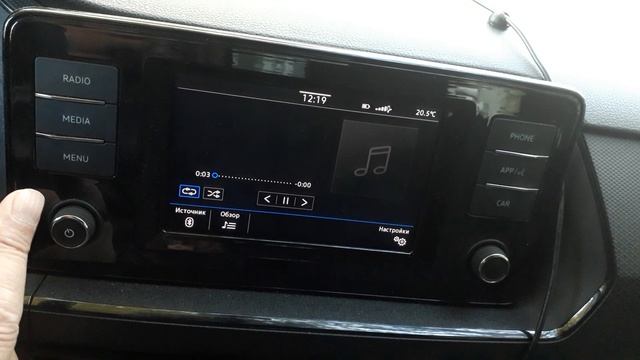 Установка звукового сигнала о превышении скорости на Фольксваген поло лифтбэк 2020 г. в.