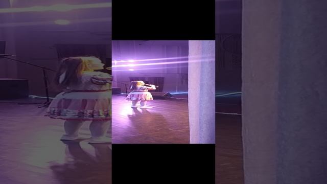 детская песня "Русская зима" за кулисами