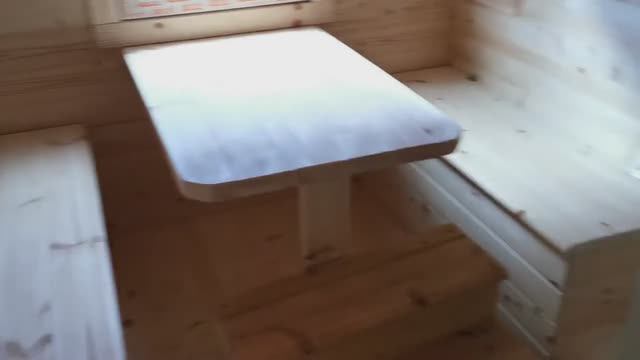 #Баня-квадро 6 метров с 2 лавками-рундуками и вынос топки печи #баня-бочка