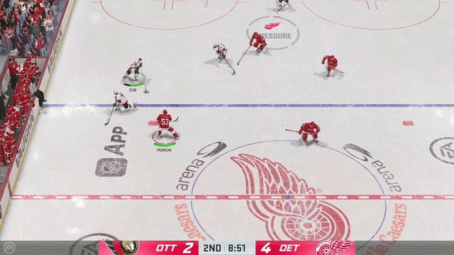 OTT vs DET #NHL 24