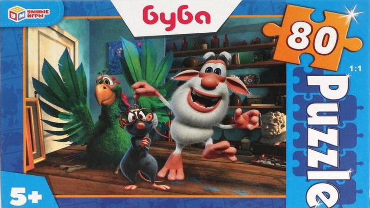 Пазл Буба - собираем пазлы для детей | Polinka-Vitaminka