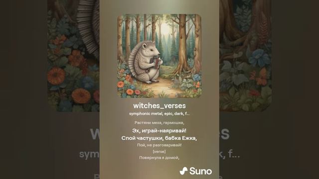 Частушки Бабок ёжек 1 из м/ф "Летучий корабль" (кавер сгенерирован SunoAi)