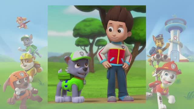 Щенячий патруль. Райдер и Маршал. Пазлы. Сложный уровень.