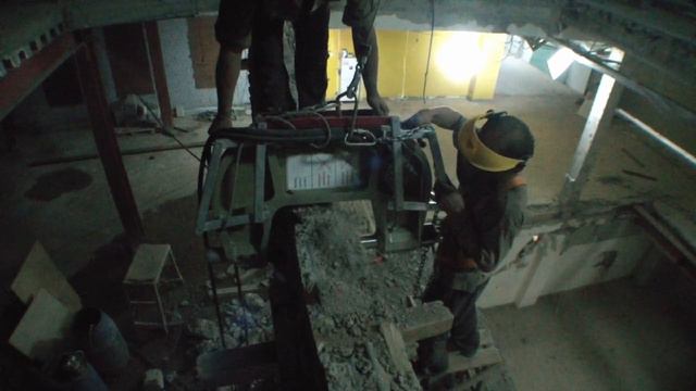 Аксион ТЦ демонтаж ригеля