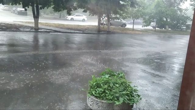 Ливень в Ростове-на-Дону лето 2022 ( дождь, природное явления, ветер, природа, ураган )