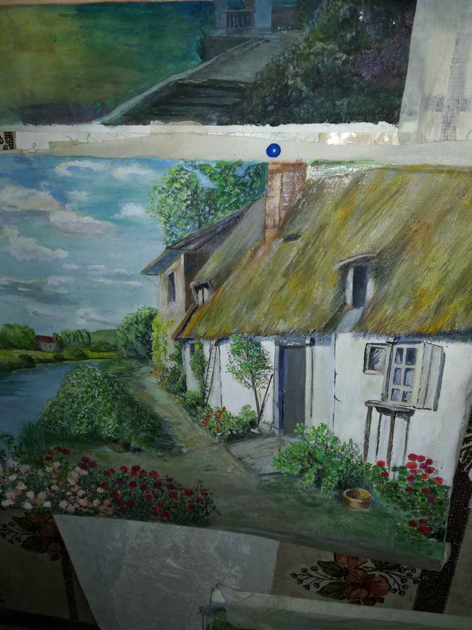 Скандал в курятнике/ куры ругаются с петухом