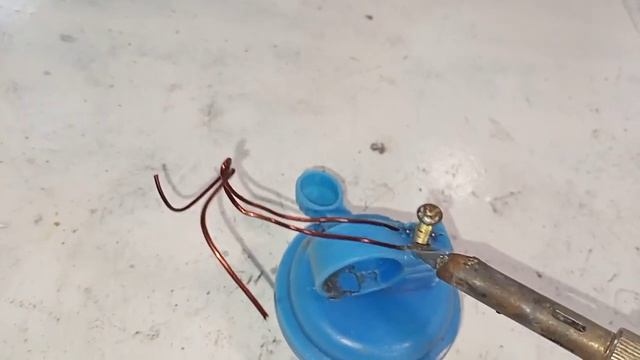 РЕМОНТ ПЛАСТИКОВОГО ВЕЛОСИПЕДНОГО ЗВОНКА, ПАЙКА С АРМИРОВКОЙ