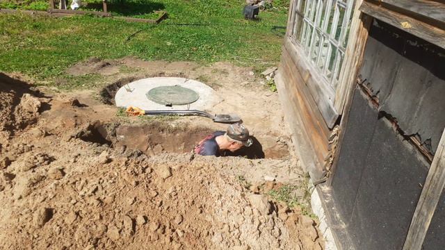 Заводим трубы в дом