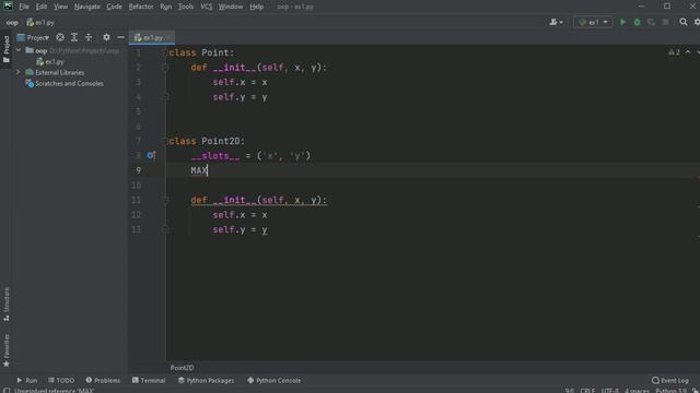 #26. Коллекция __slots__  _ Объектно-ориентированное программирование Python (720p)