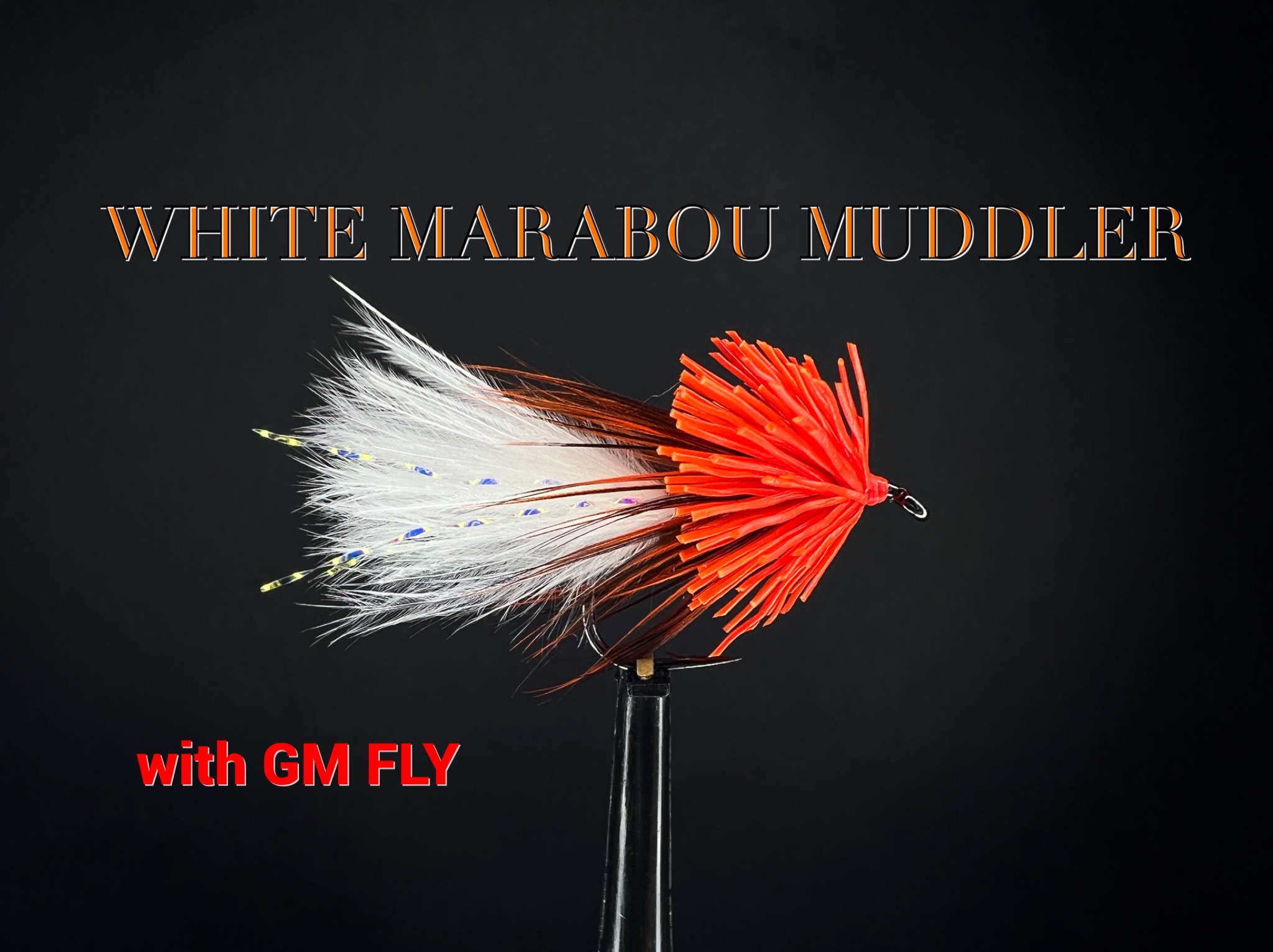 Стример White Marabou Muddler Как связать от GM FLY