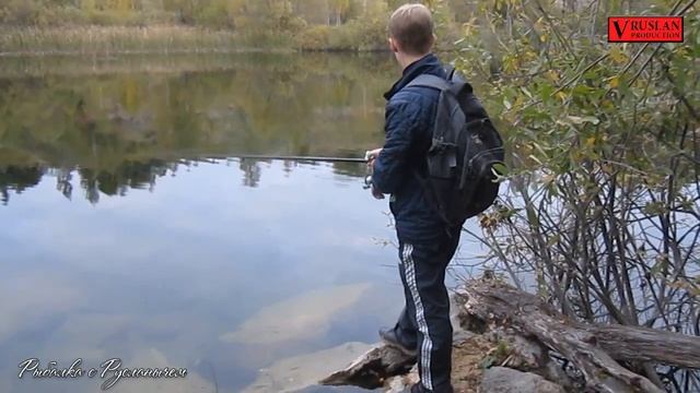 Ловля щуки на спиннинг в карьере.mp4