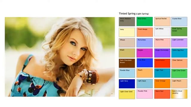 4. Светлая Весна. Система 16 колоритов. Особенности внешности и палитры колорита