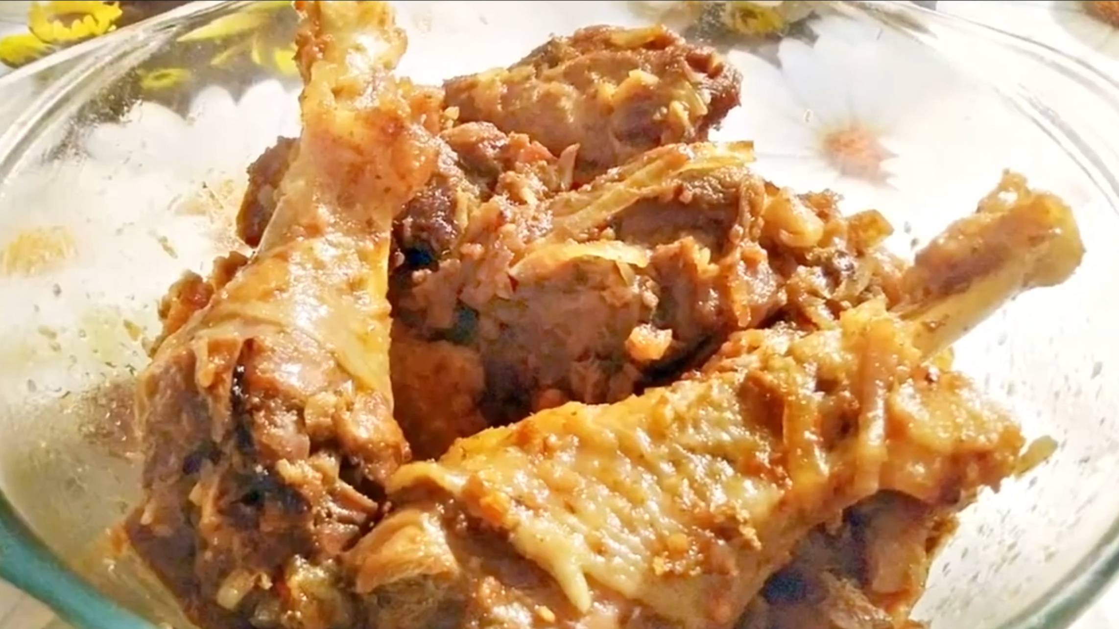 Индейка в казане! Очень вкусное блюдо!