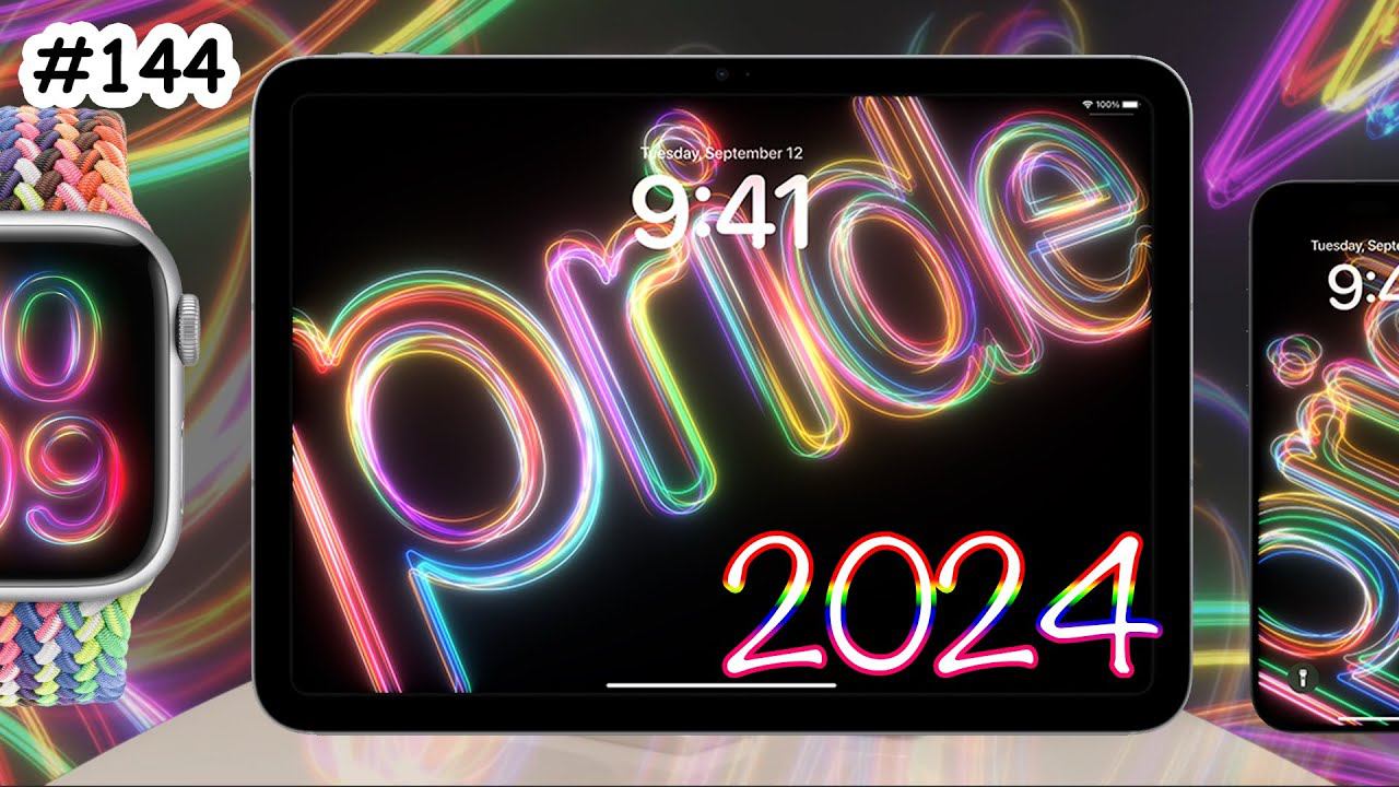 Новые циферблаты iOS 17.5 и ремешок Apple watch Pride edition 2024 English subtitles
