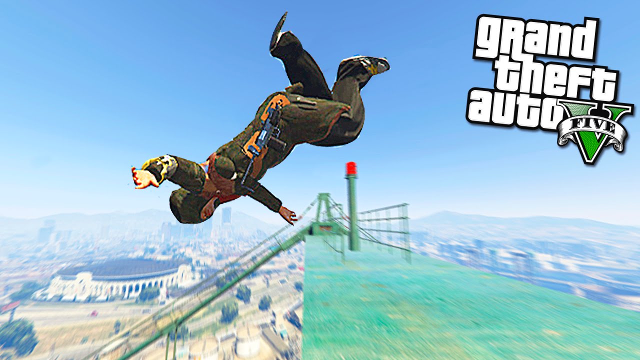 безумный паркур в гта 5 фейлы и неудачи(в видео 2 серии)