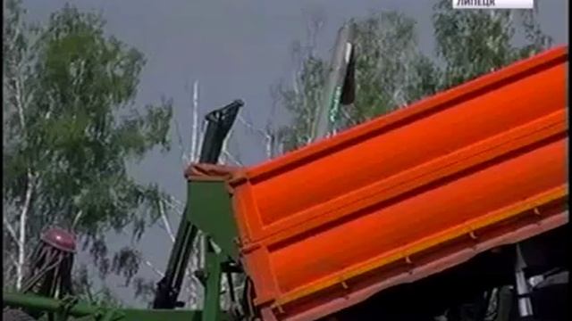 Скоростной сев в Липецкой области. Сюжет на ТК «Россия 1»