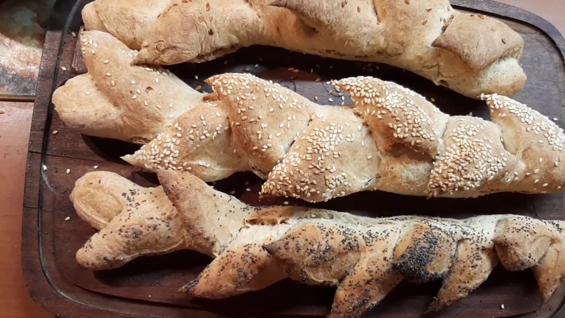 Пшенично-ржаные багеты