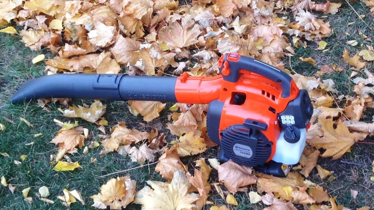 Воздуходувка Husqvarna 125BVx Уборка листвы