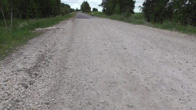 Состояние проблемного участка дороги через 2 недели после падения