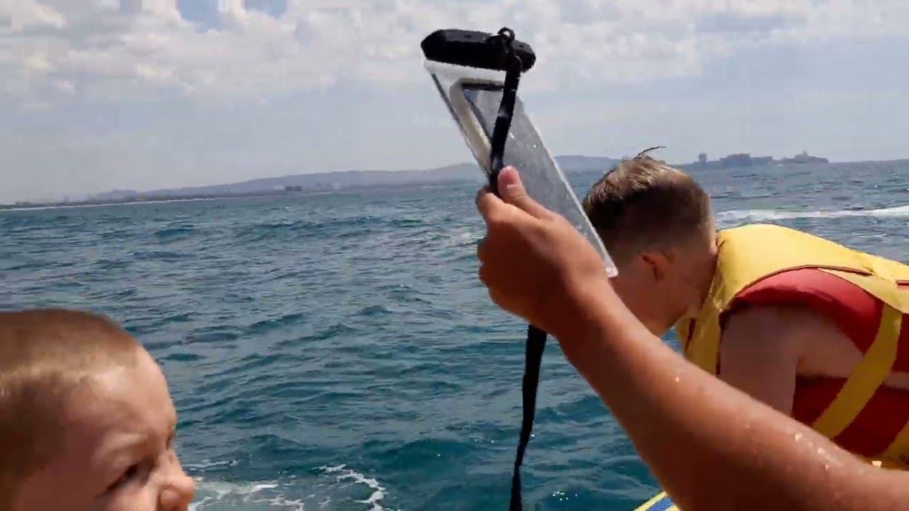 Прыжок Василисы. Банан рейс Анапа-Сочи. 07.07.2023